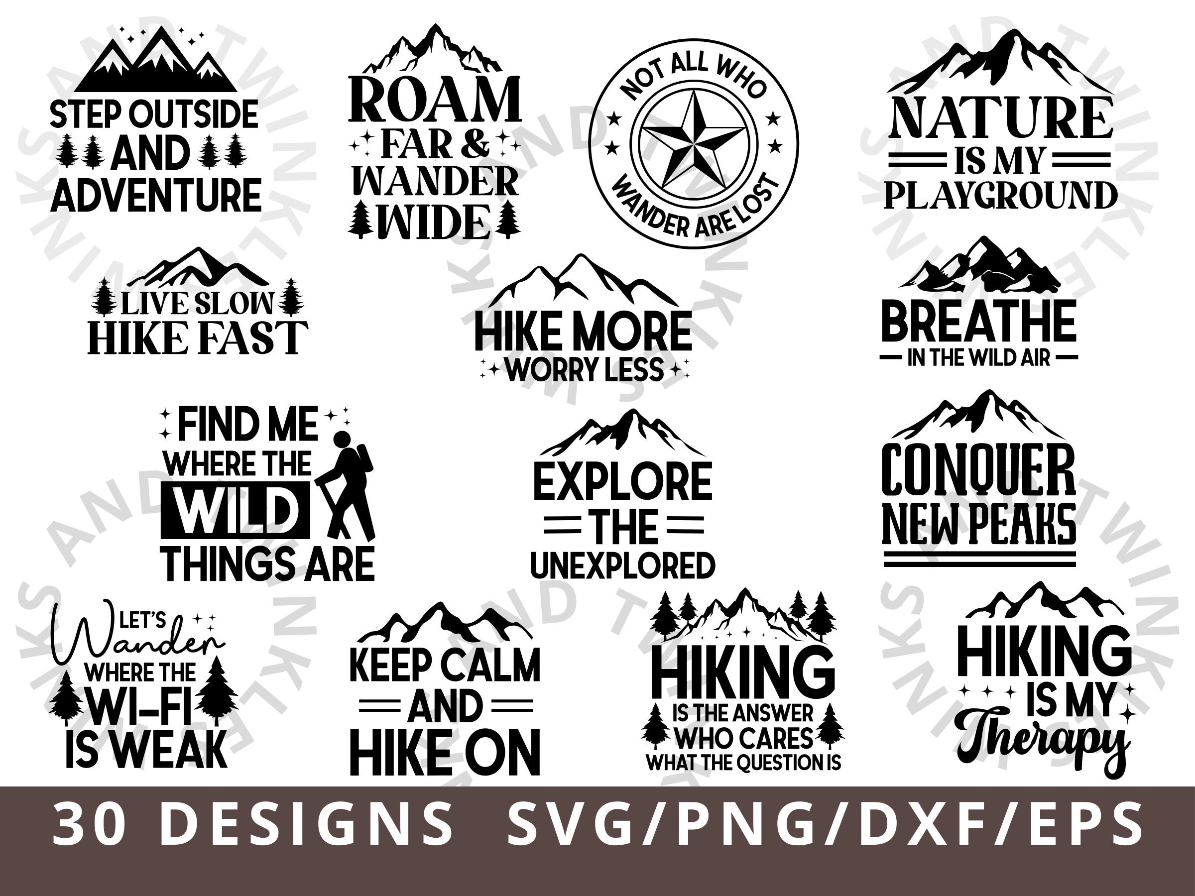 Hiking Svg Bundle, Take a Hike Svg, Outdoors Svg, Hiker Svg Png ...