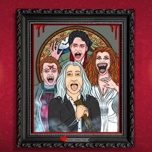 Fright Night Custom Movie Poster Hand Drawn Photo to Art With Jerry ...