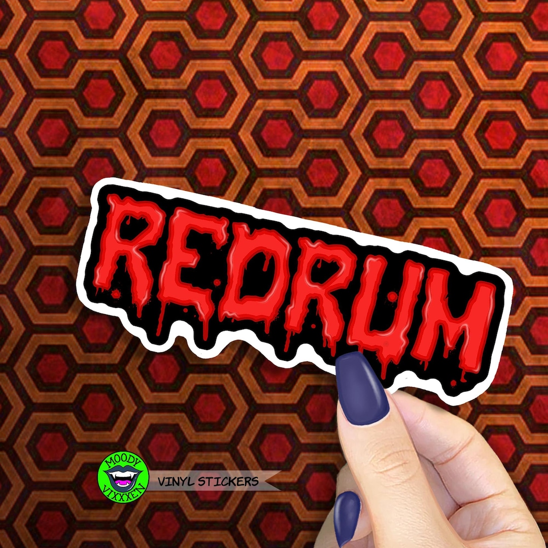 REDRUM Stickers the Shining Jack Torrance Haunted Hotel Room 237 Horror ...