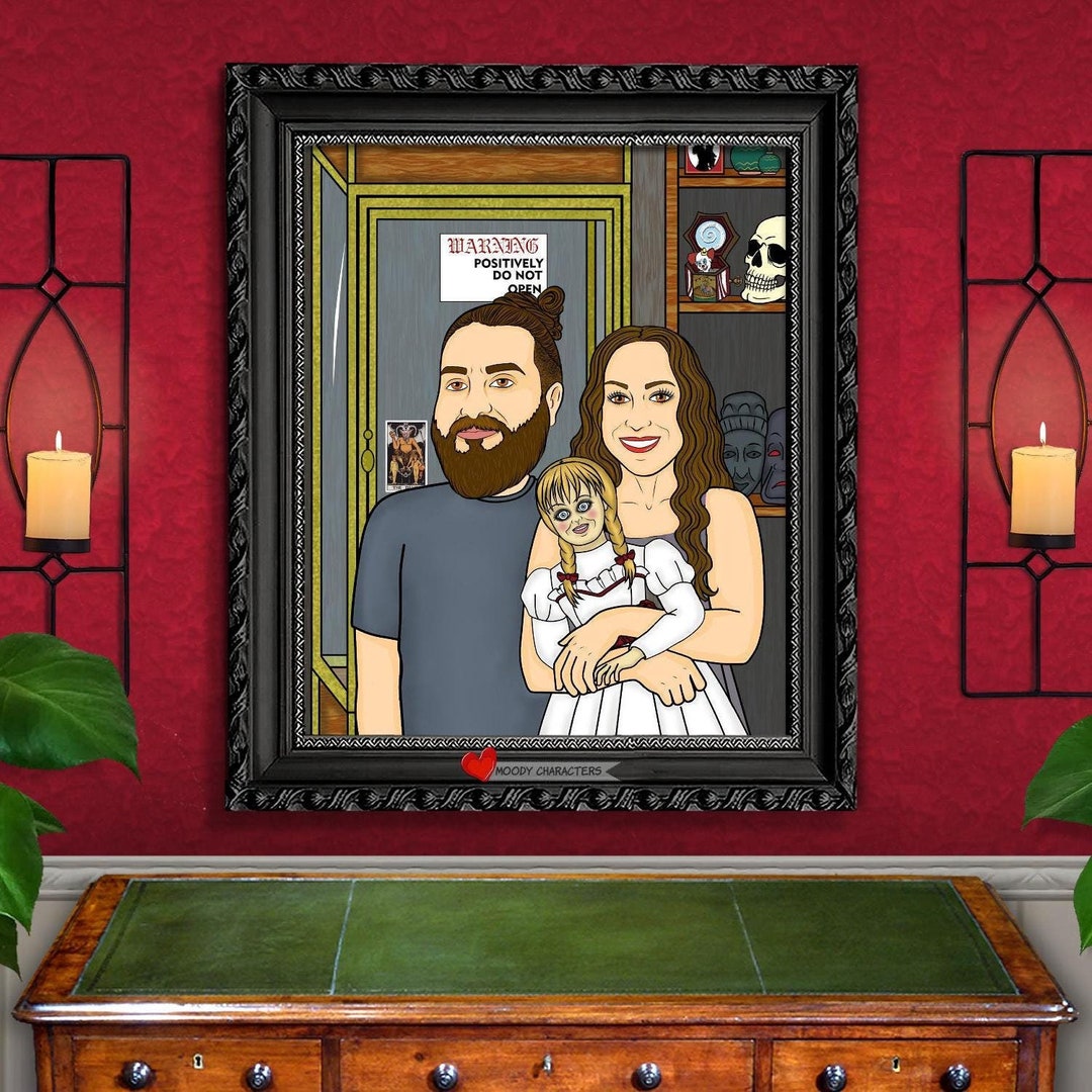 Annabelle Custom Portrait Personalized Halloween Photo Art Movie Poster ...