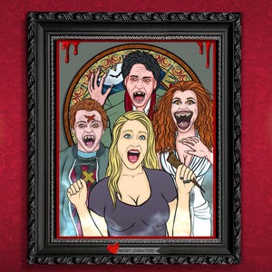 Fright Night Custom Movie Poster Hand Drawn Photo to Art With Jerry ...