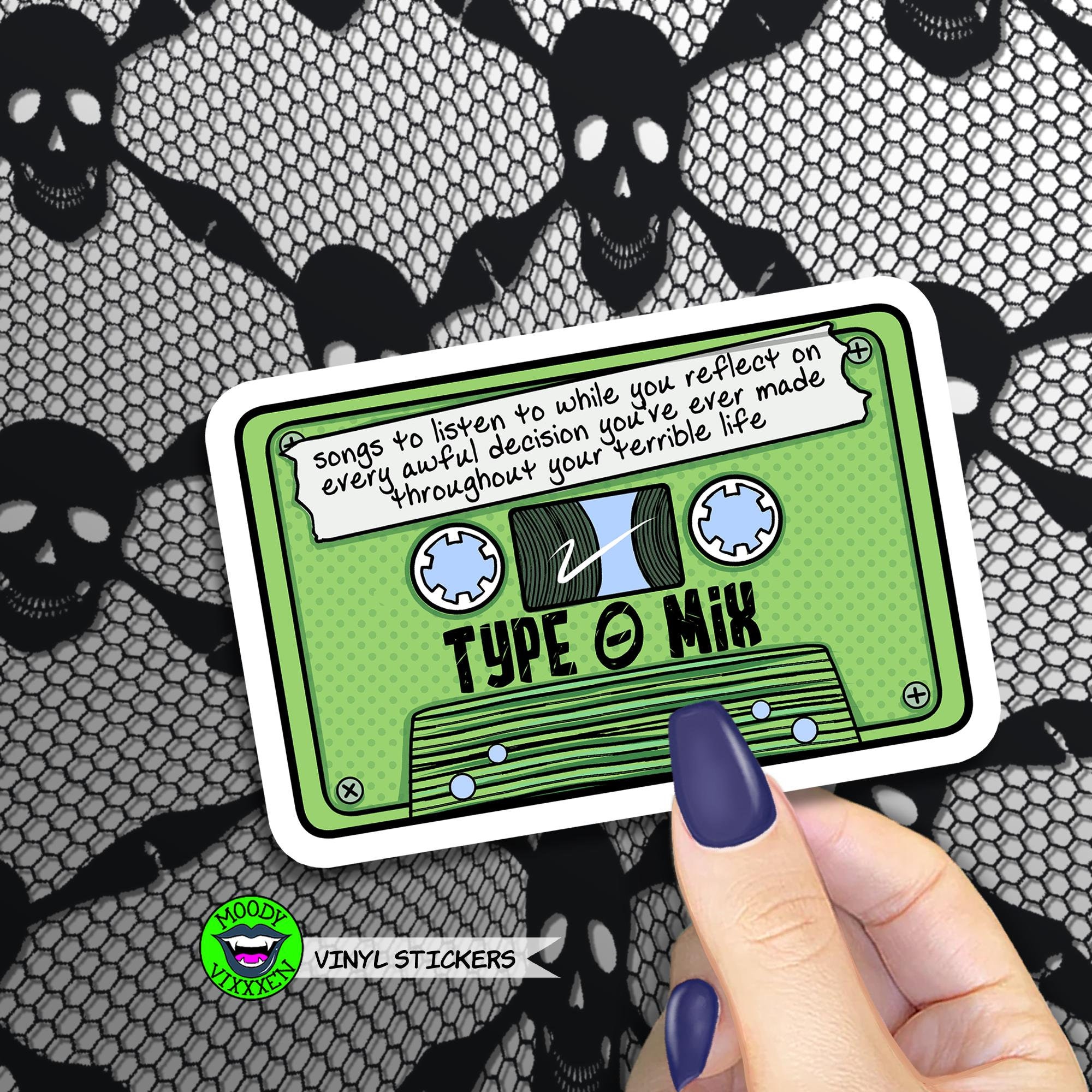 Peter Steele Type O Negative Sticker Green Cassette Tape Be My Druidess ...