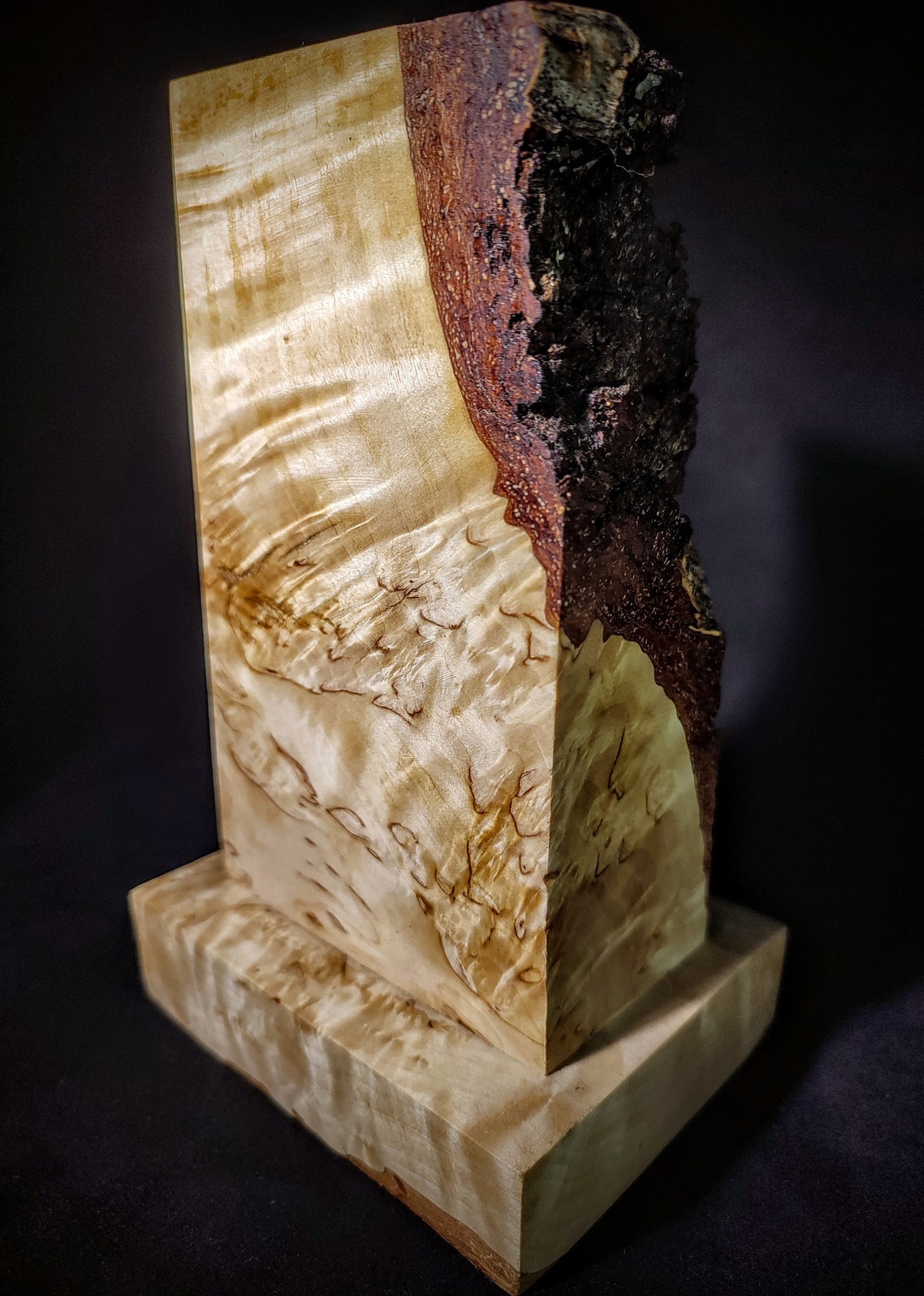 Personalized Rustic Wood Keepsake Urn for Ashes Unique Burl Wood Urn - Etsy