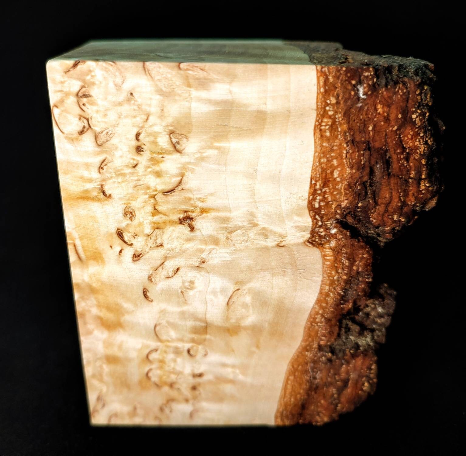 Personalized Rustic Wood Keepsake Urn for Ashes Unique Burl - Etsy