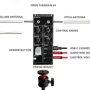 Open Theremin V4.5 - Playable Theremin Music Instrument, Pitch & Volume - Etsy