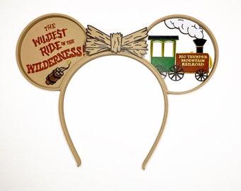 DISNEY Thunder Mountain Railroad Scrapbook Page Printed Paper - Etsy