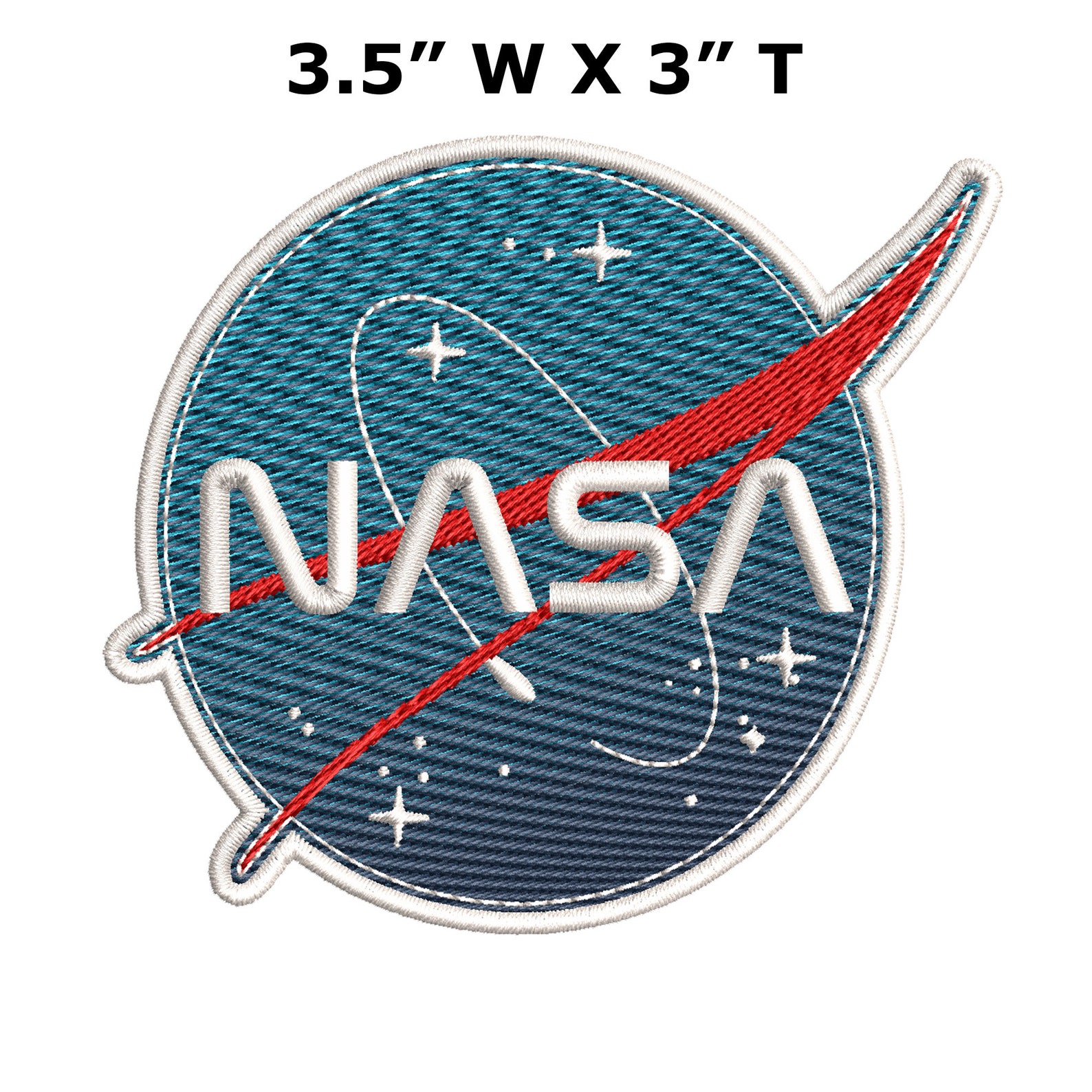NASA Patch Blue Gradient Space Exploration Astronomy - Etsy