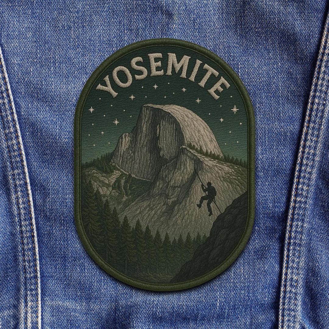 Iron-on Yosemite Park Patch/starry Sky Patch/nature Badge/sew-on ...