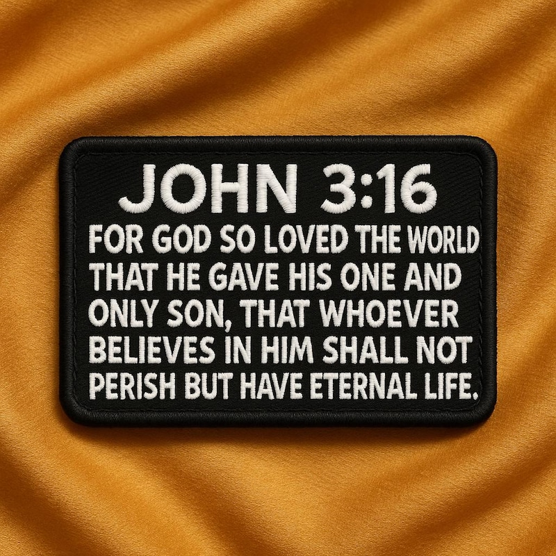 Custom Patch Bible Verse - Etsy