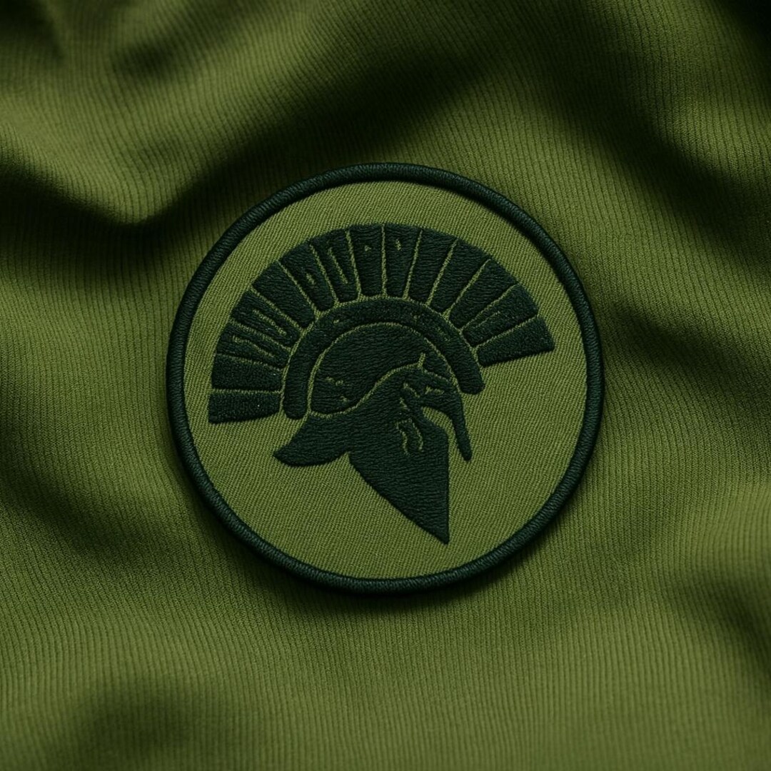 Spartan Helmet Crest Patch/iron-on Patch/embroidered Sew-on Applique ...