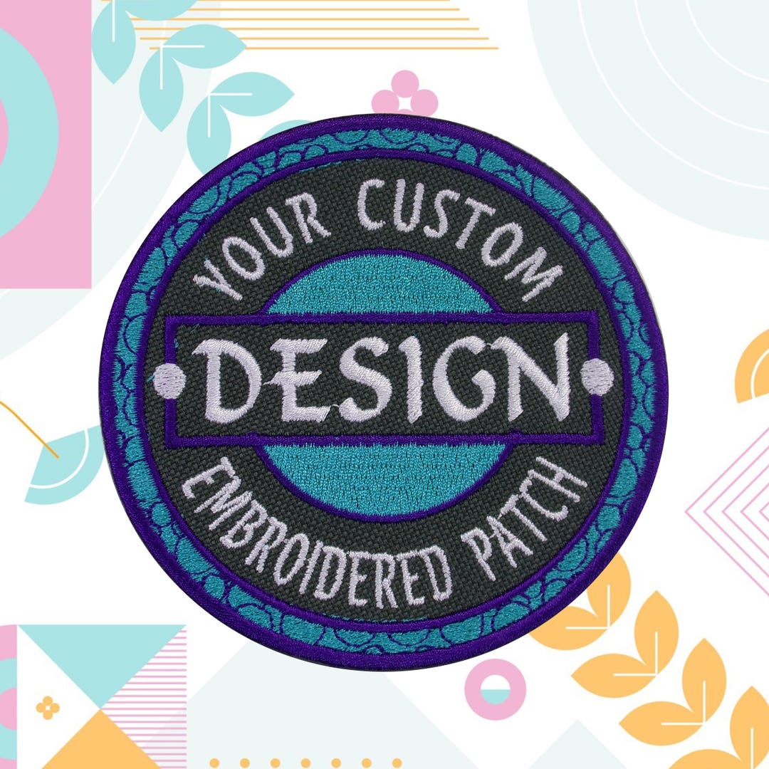 Custom Logo Iron-on Embroidered Patch, Personalized Logo Sew-on Patch ...