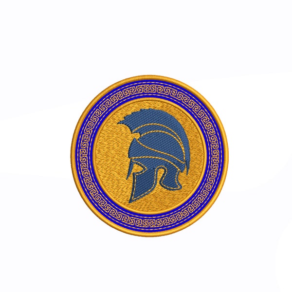 Embroidered Spartan Patch - Etsy UK