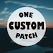 CUSTOM Order 100 Hook Logo Patches Iron/sew-on/velcro Personalized ...