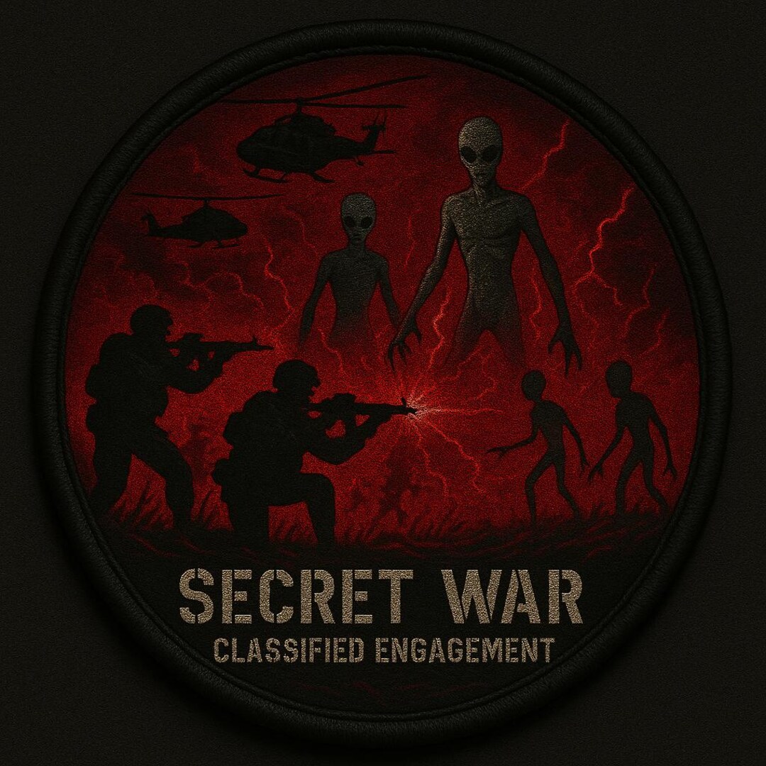 Secret War Patch/ufo Patch/area-51 Patch/iron on Patch/paranormal Patch ...