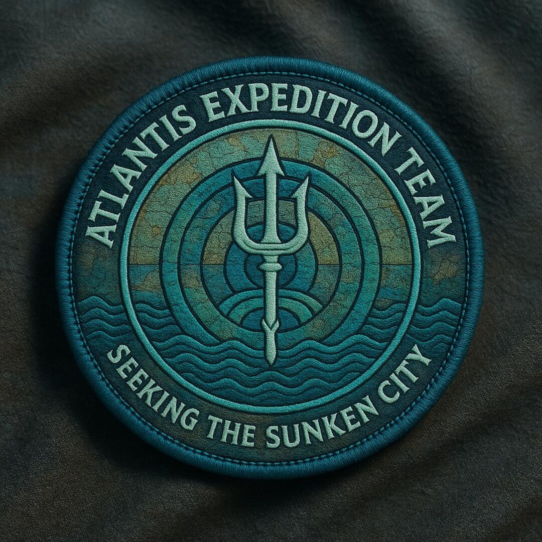 Atlantis Expedition Team Patch/iron-on Patch/paranormal Badge ...