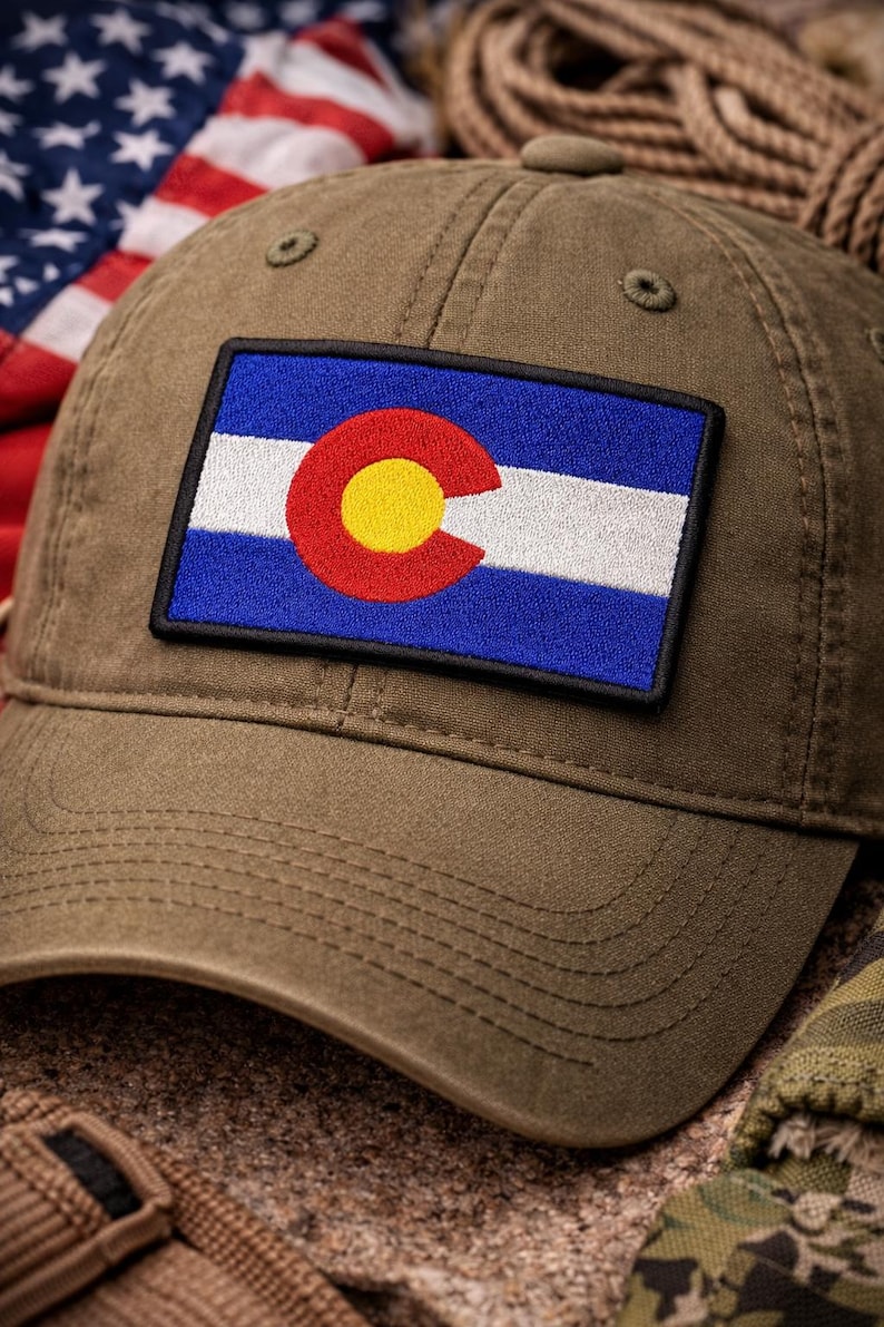 Colorado State Flag Patch – Veteran Crafted Embroidered Iron on Badge ...