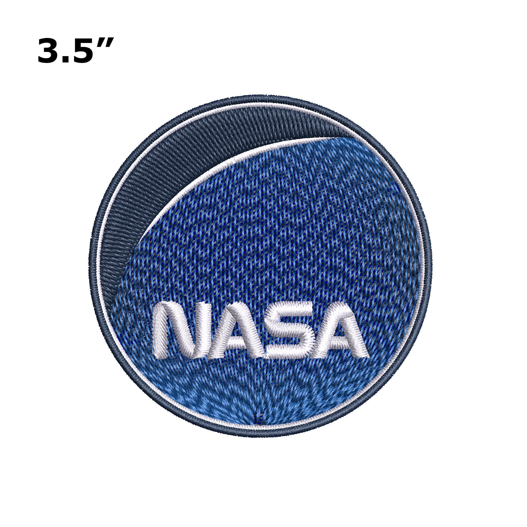 NASA Patch Embroidered Iron-on/sew-on Premium Applique - Etsy