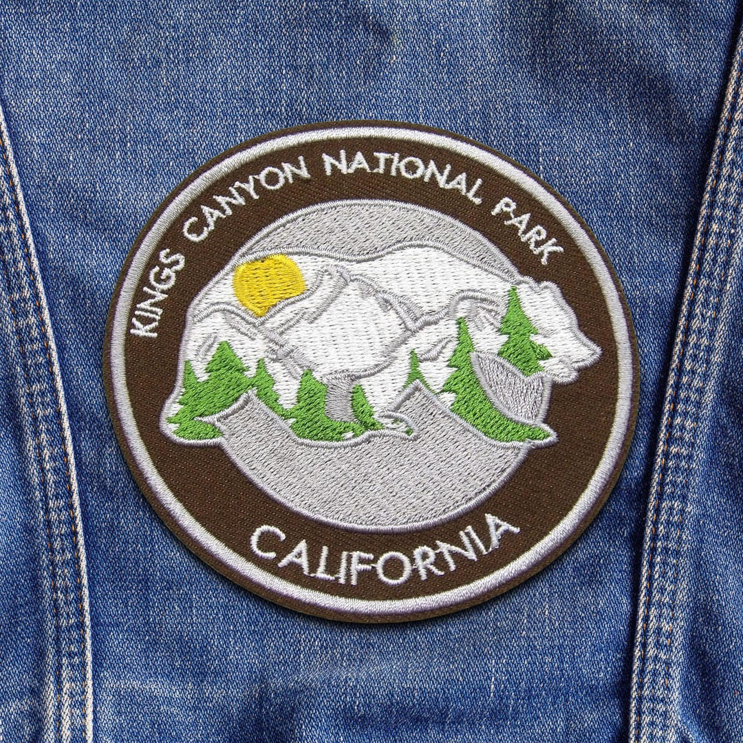 Kings Canyon Patch Embroidered Iron-on Applique for Backpacks & Jackets ...