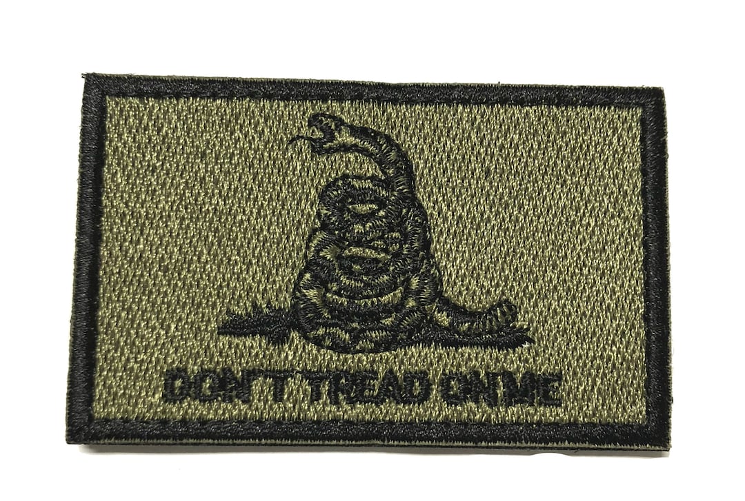 Don't Tread on Me Flag Patch Embroidered Iron-on/sew-on Applique ...