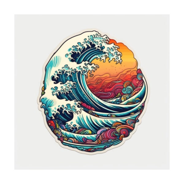 Wave Decals - Etsy