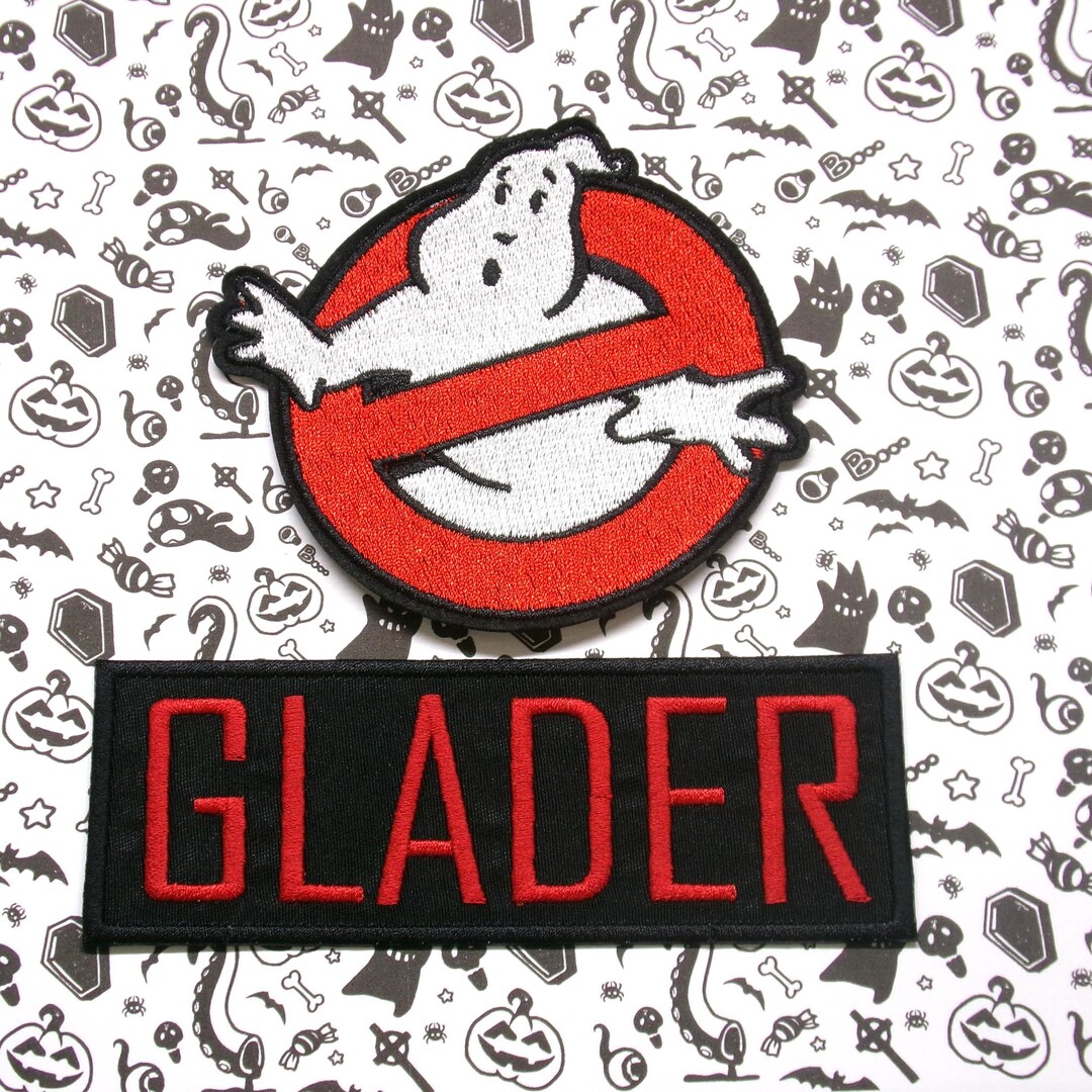 Set of Custom Ghostbusters NAME Tag & No Ghost Logo Iron on PATCH ...