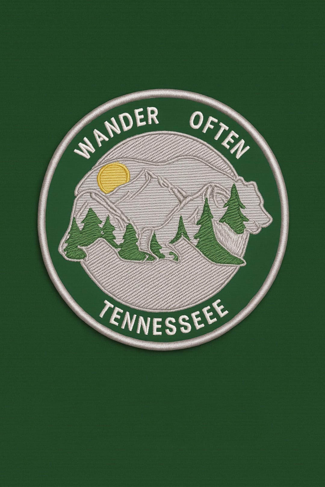 Bear Sightings Patch/iron-on Patch/tennessee Patch/nature & Animal ...
