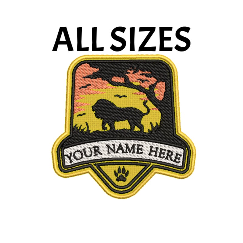 Lion Patch - Etsy