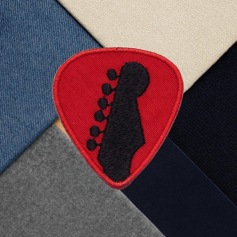Guitar Picks & Bass Picks Patches/iron-on Patch/embroidered Applique ...