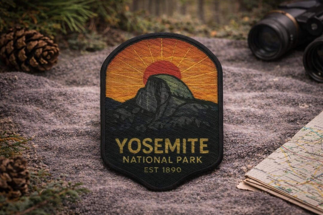 Yosemite National Park Patch/iron-on Patch/camping & Hiking Souvenir ...