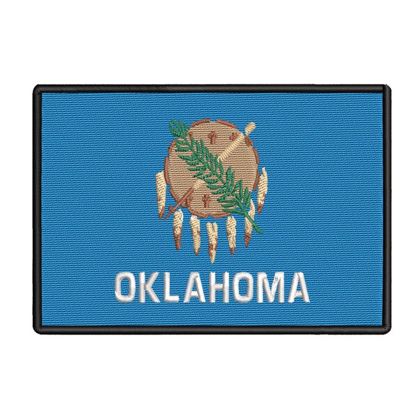 Oklahoma Flag Patch - Etsy