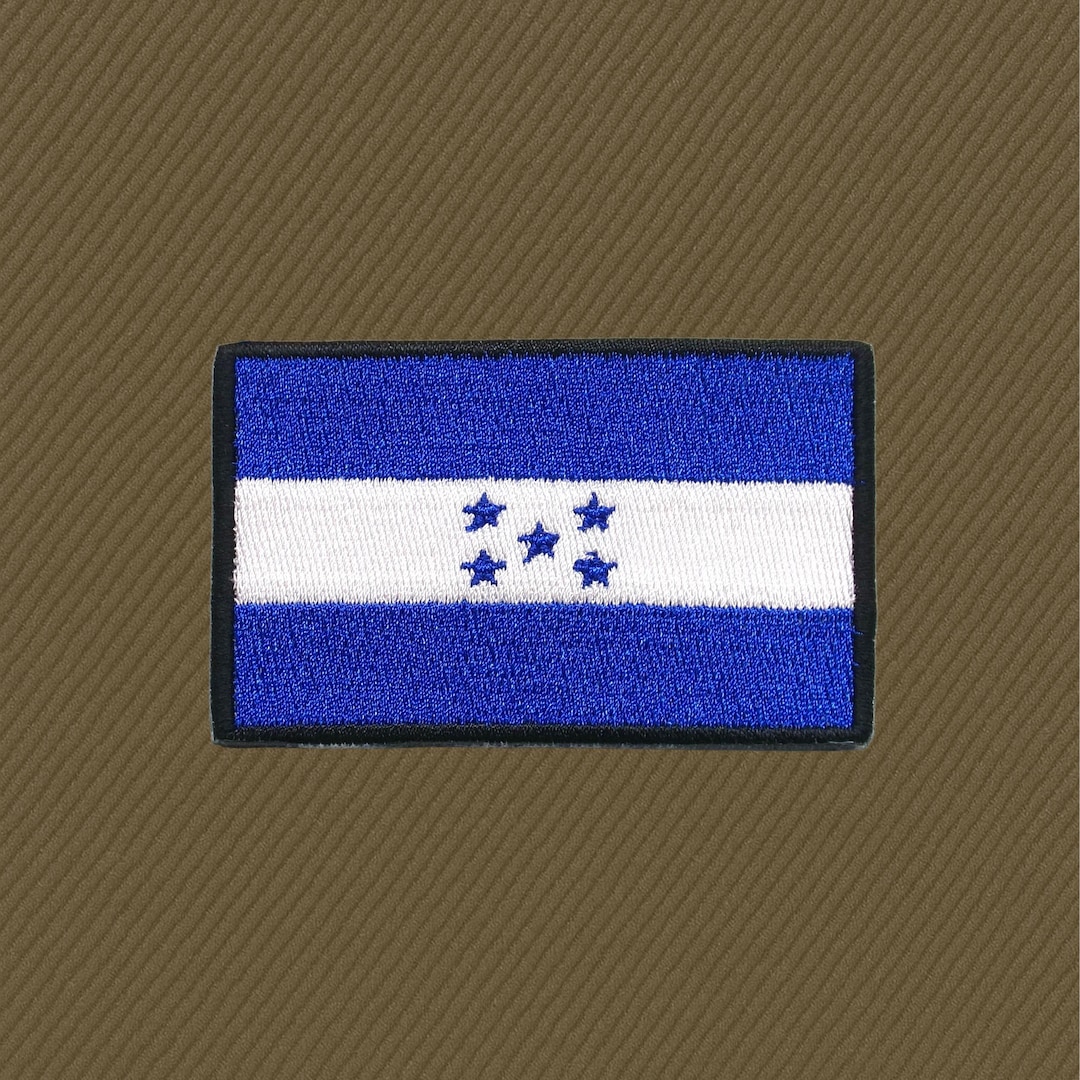 Honduras Flag Patch Catracho Central American Embroidered Iron-on ...