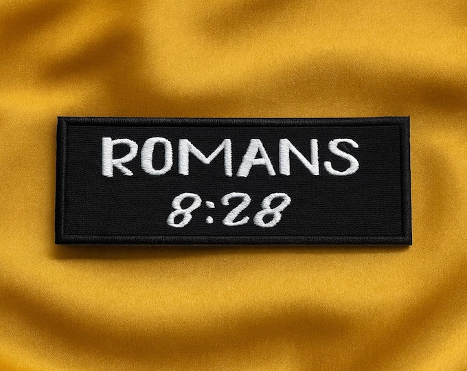 2 Corinthians 12:9 Patch, Bible Verse Patch, Iron-on Patch, Christian ...