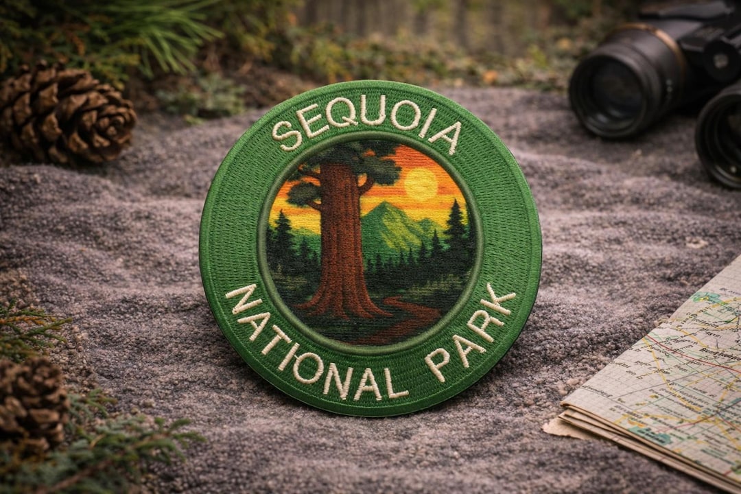 Sequoia National Park Patch/nature Badge/iron-on Patch/sew-on Applique ...