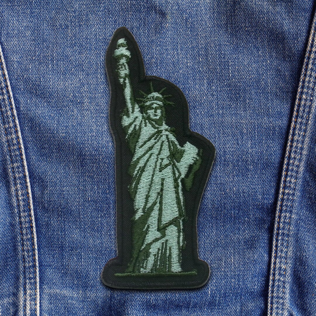 Statue of Liberty Patch Embroidered Iron-on National Monument Patch ...