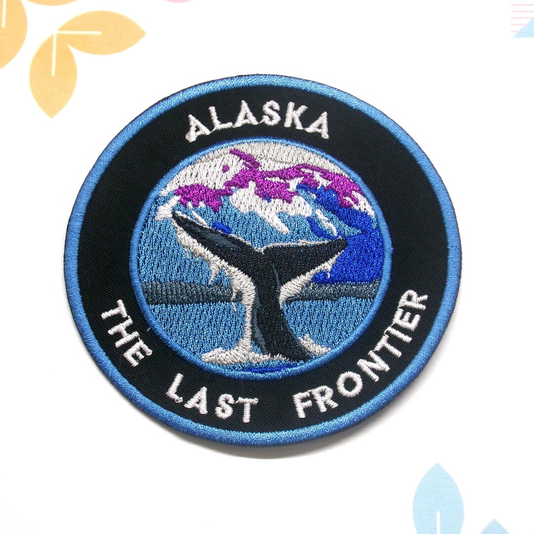 Iron-on Alaska the Last Frontier Patch/nature Badge/sew-on Applique ...