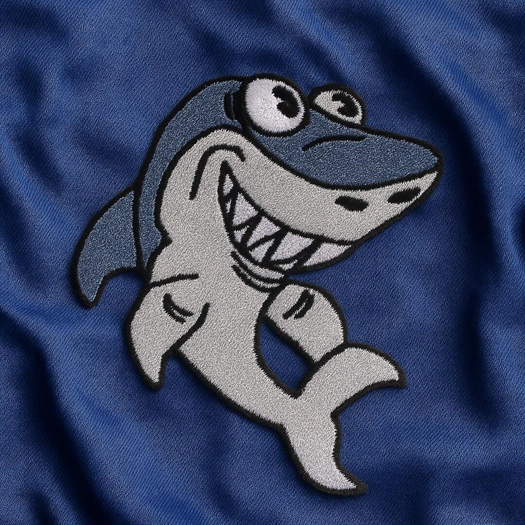 Happy Shark Patch/iron-on Patch/kids Patches/shark Fans/sea Life ...