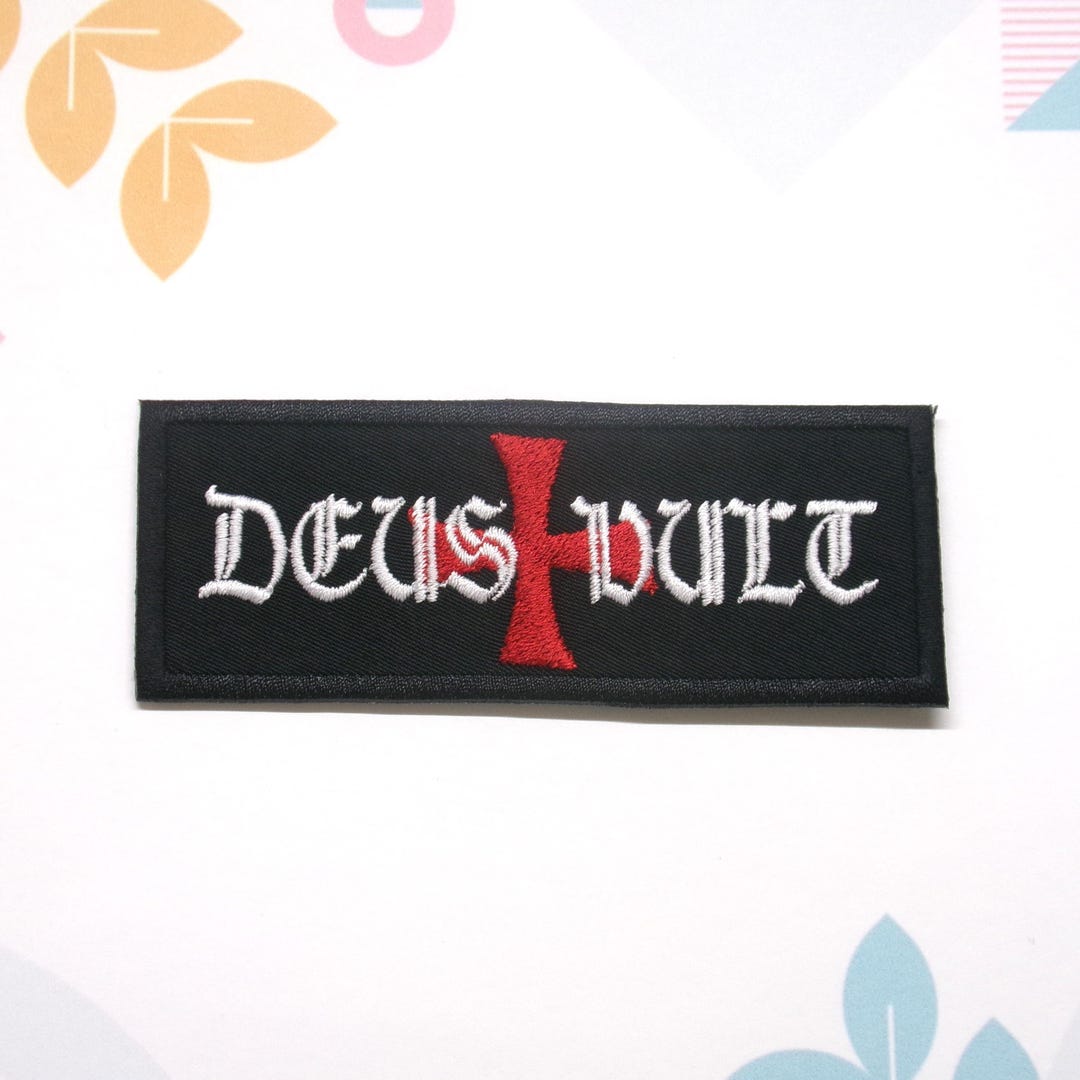 Embroidered Custom Name Patch/knight Templar/red Cross/personalized ...