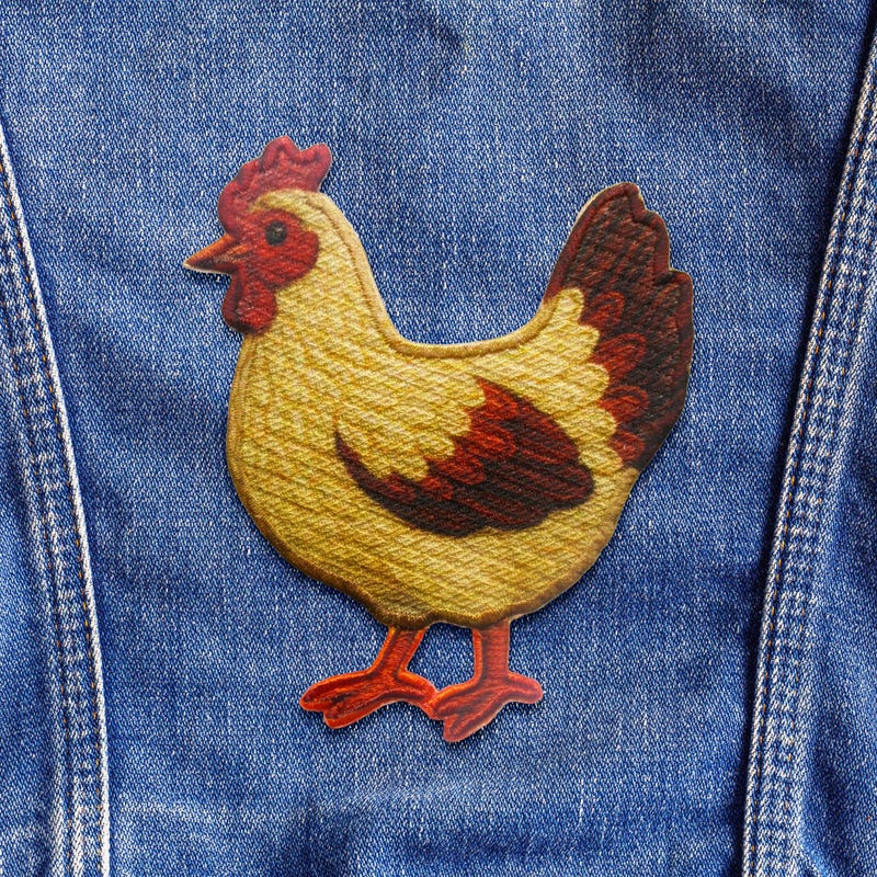 Sew on Chicken Patches - Etsy