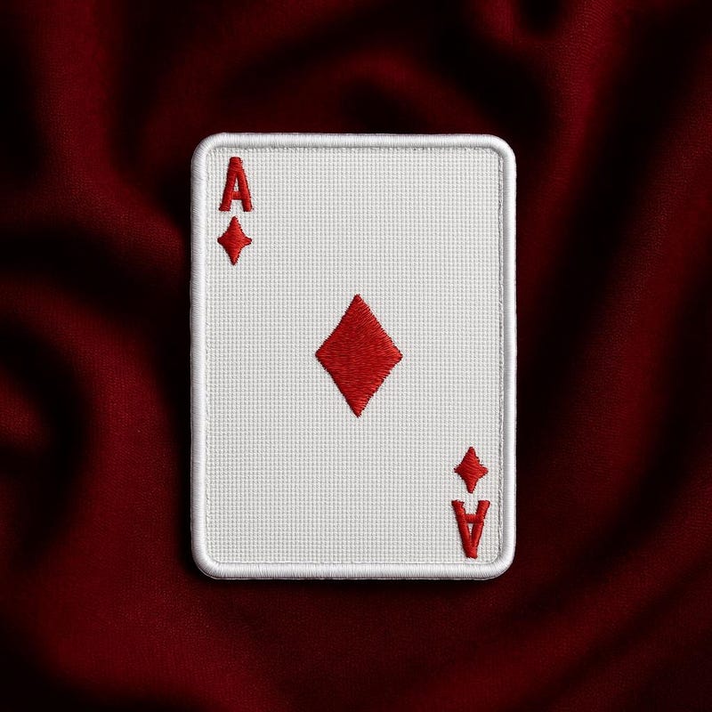 Playing Card Patch Iron On - Etsy