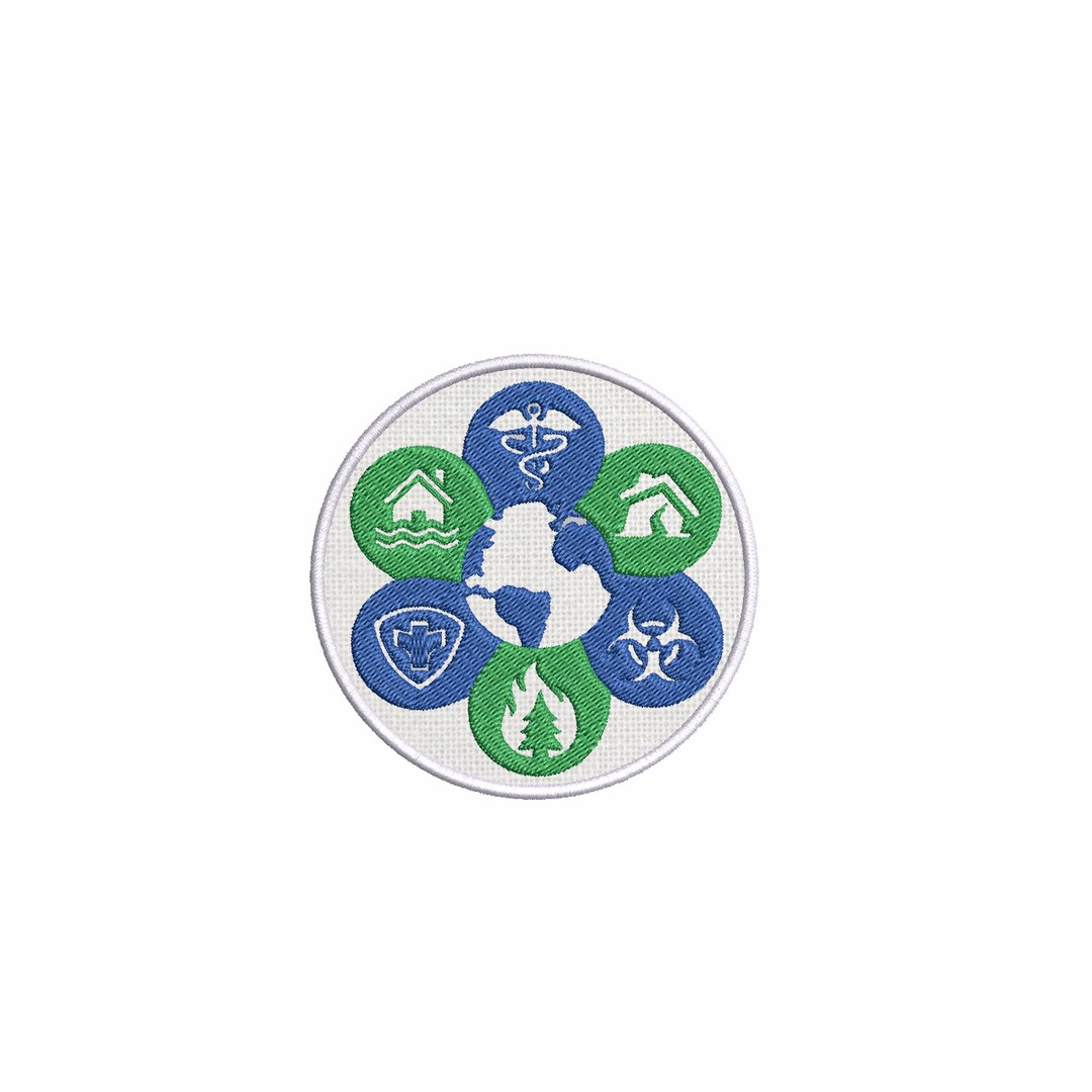 Natural Disaster Response Team Logo DIY Embroidered Patch Iron - Etsy