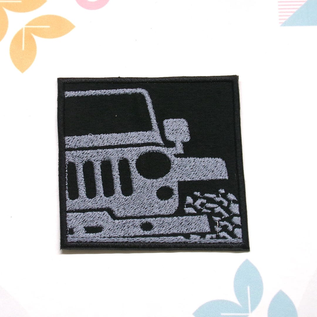 4x4 Grill Patch Embroidered Iron-on Applique for Backpacks & Clothing ...