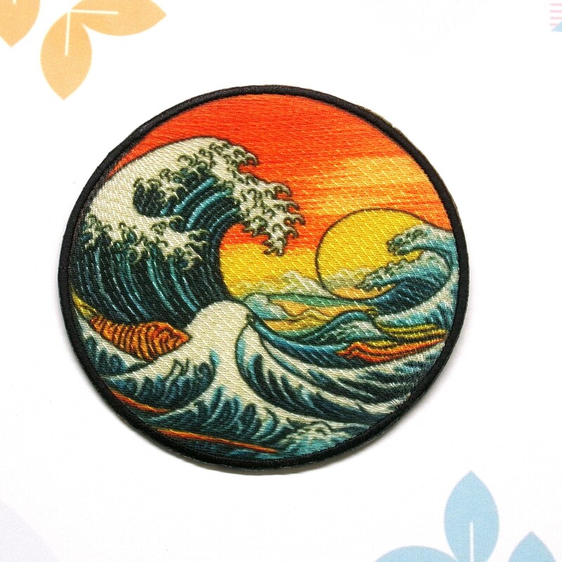 Wave Applique - Etsy