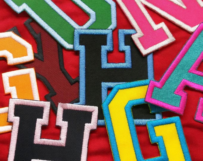 Custom Chenille Varsity Letters, Custom Chenille Patches, Custom Iron ...