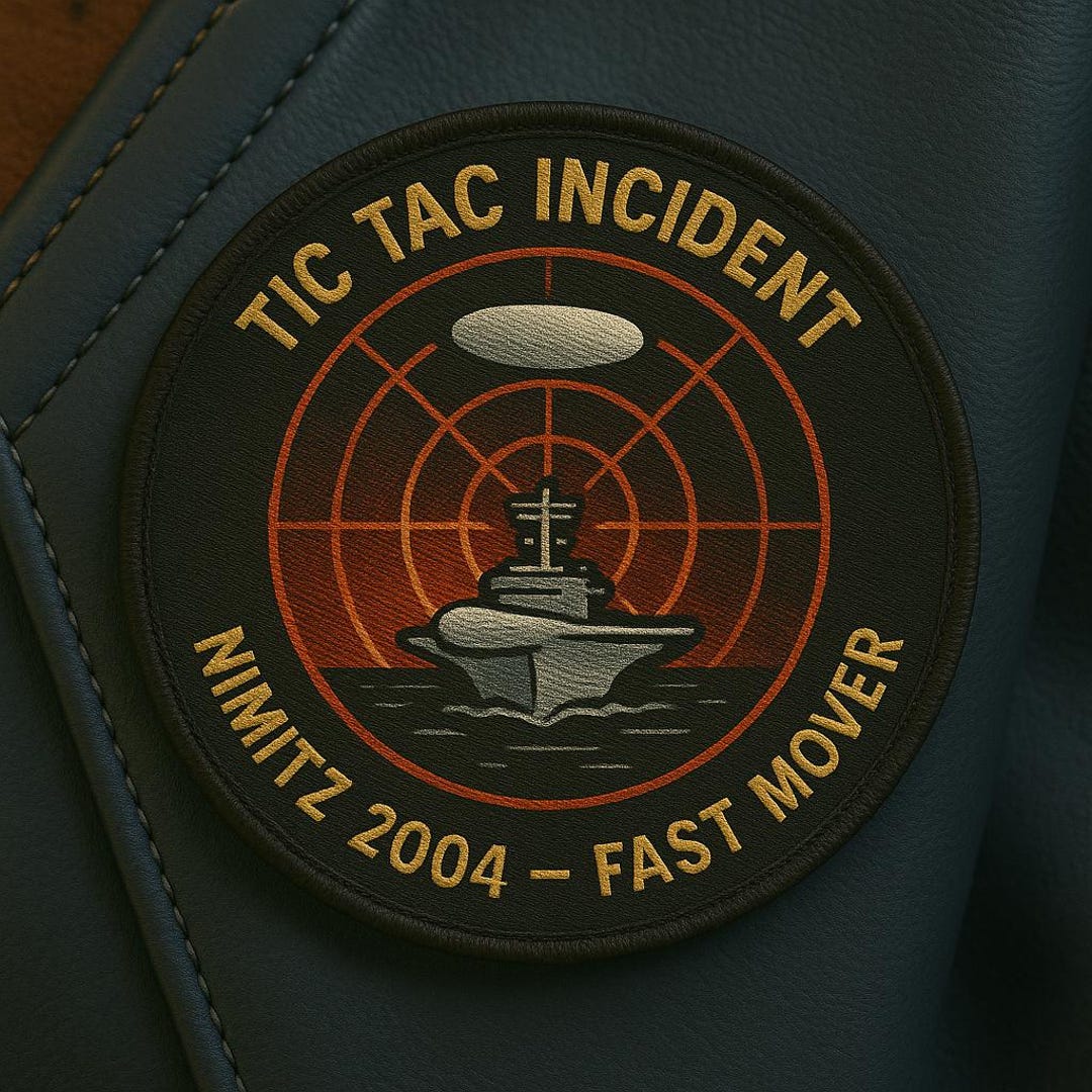 Tic Tac Incident Patch/ufo Patch/area-51 Patch/iron on Patch/paranormal ...