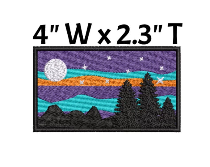 Mountain Embroidered Patch 2.5 - Etsy