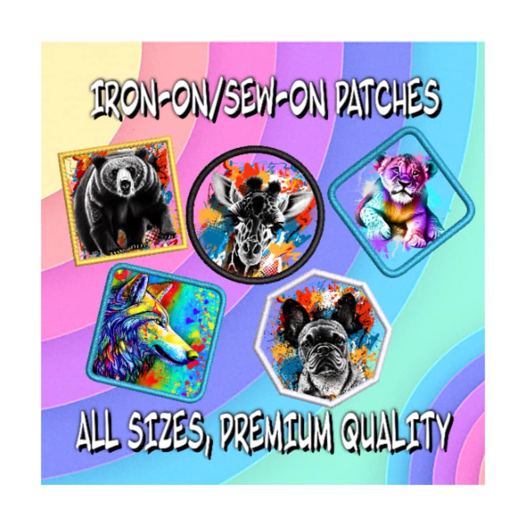 Custom Photo Patch, Sublimated Patch, Embroidered Merrow or Satin ...