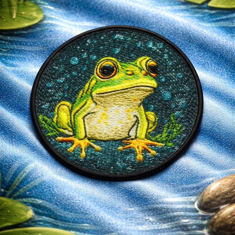 Christmas Frog Patch - Etsy