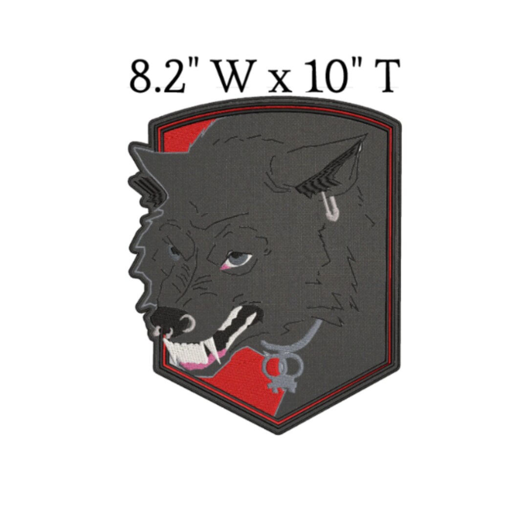 Tactical Wolf Patch 10 XL Embroidered DIY Iron-on - Etsy