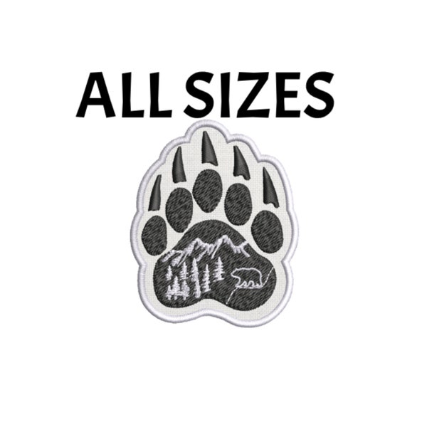 Bear Paw Applique - Etsy