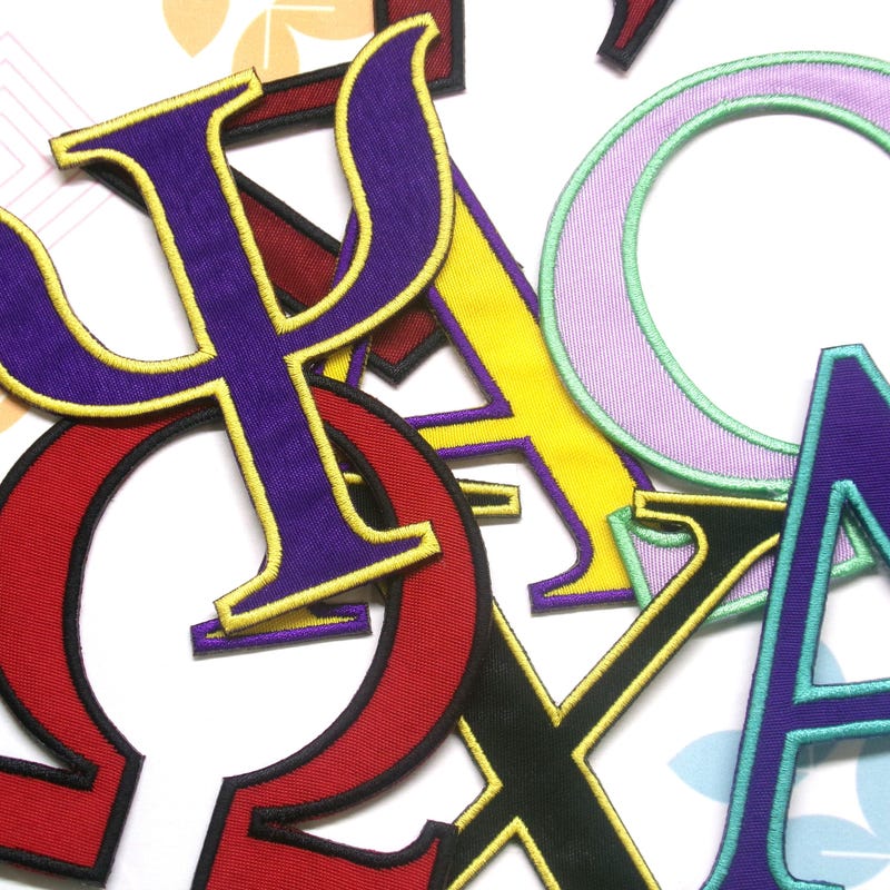 Greek Chapter Patch - Etsy